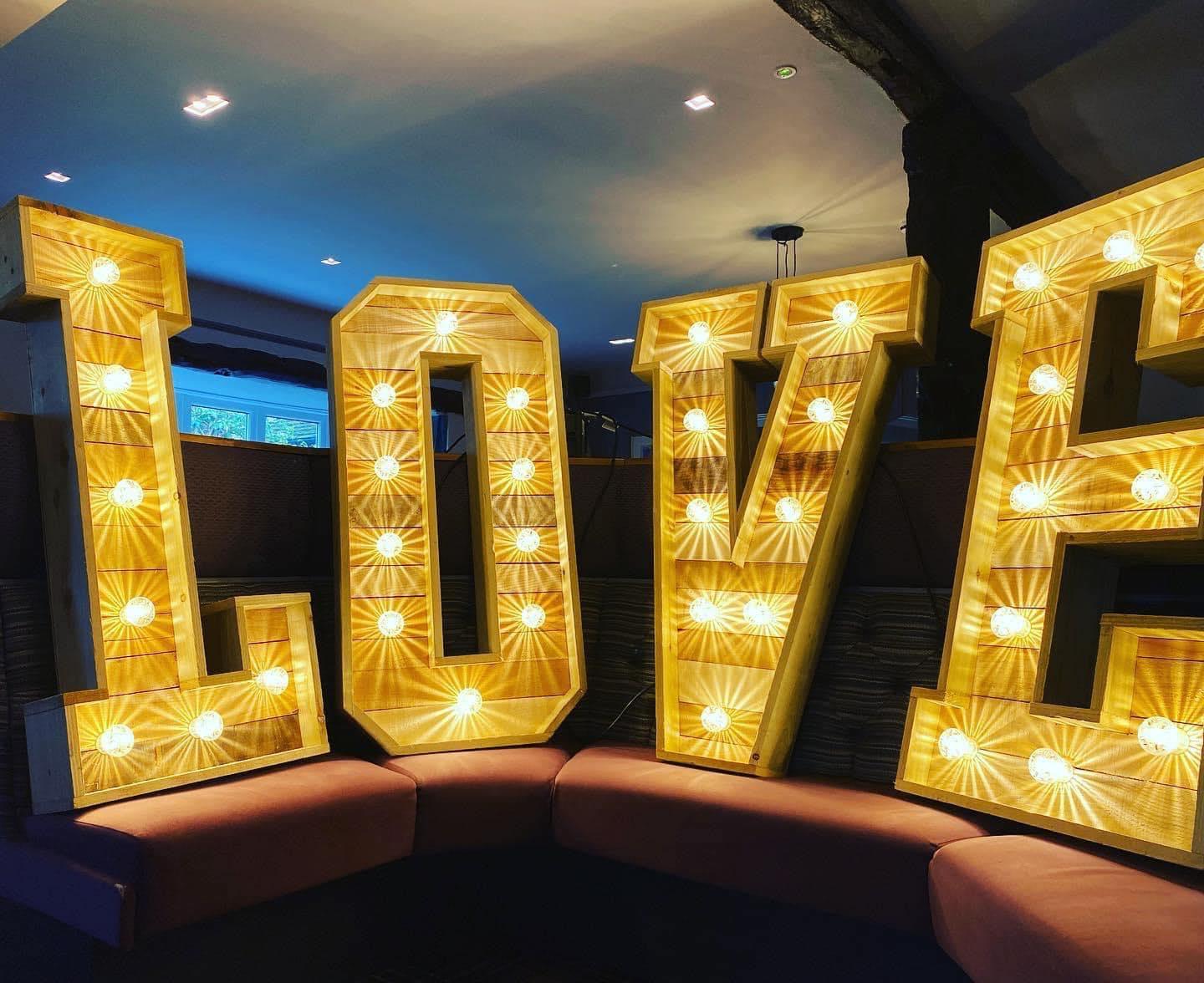LED Light Up Letters for London Weddings: A Magical Touch by Letter Hi ...