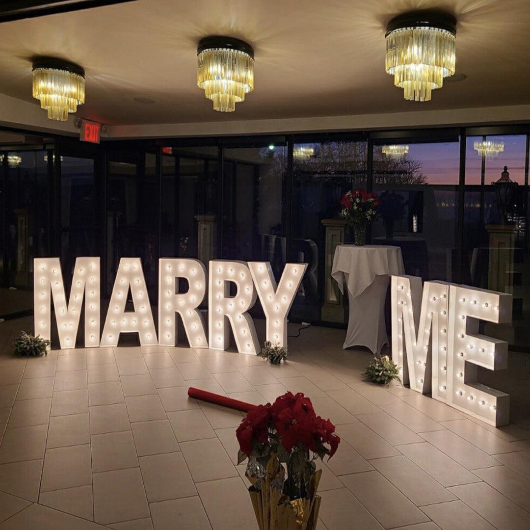 Affordable Proposal Packages in London | Light Up Letter Hire – Letter ...